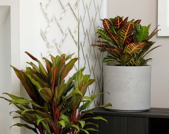 Indoor/outdoor Large Nordic Minimalist Fiberstone Lightweight | Etsy