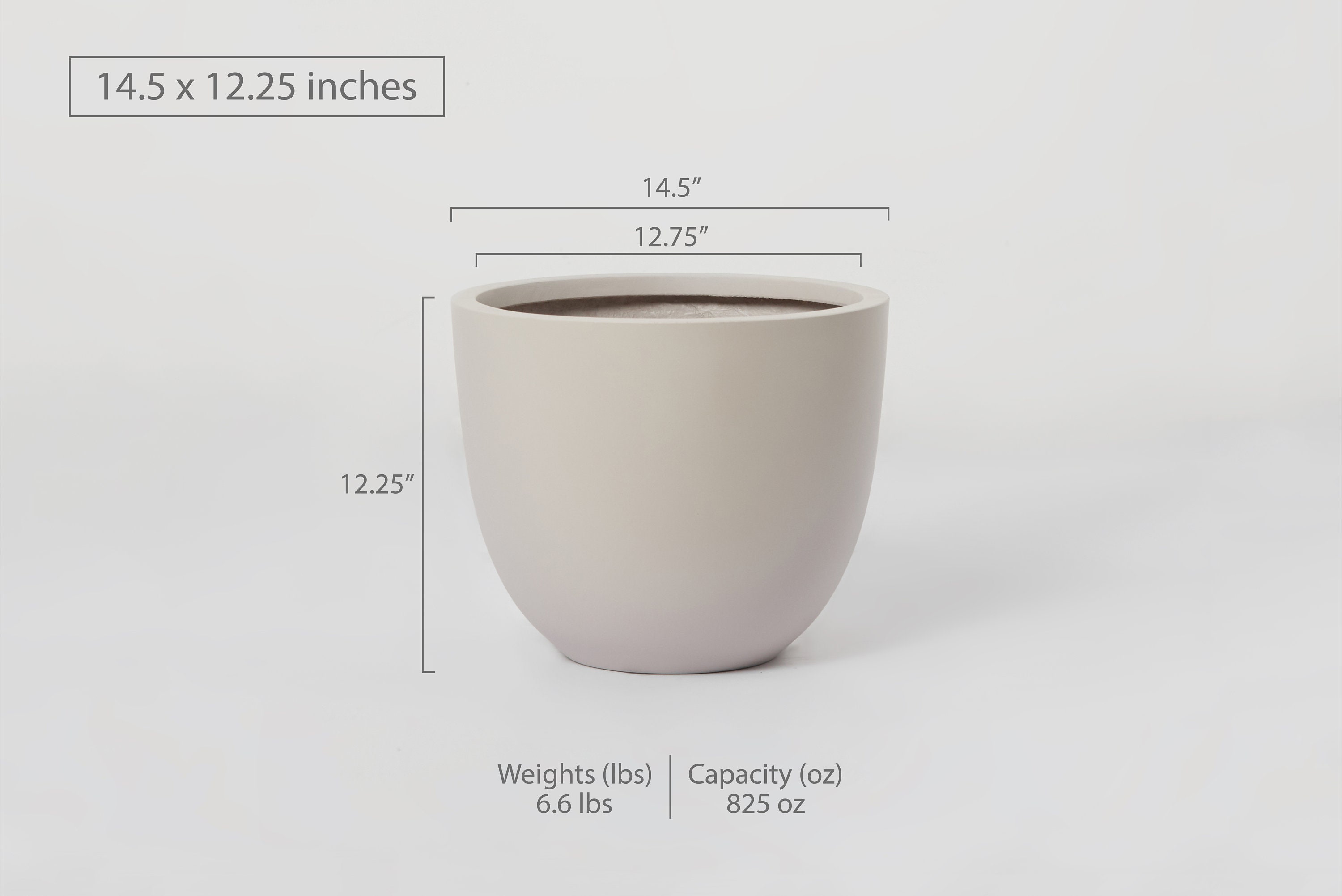 Indoor/outdoor Large Nordic Minimalist Fiberstone Lightweight | Etsy