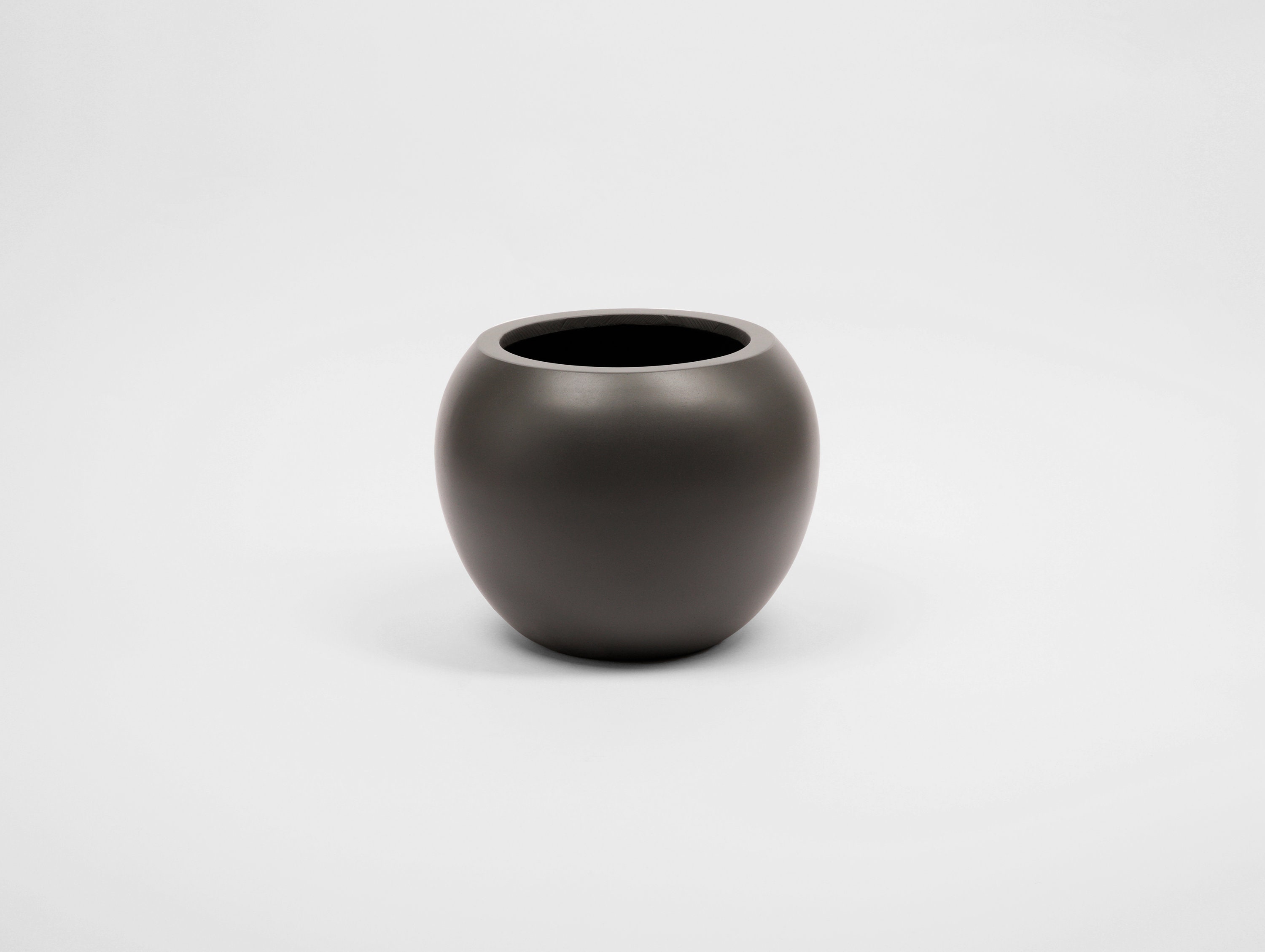 Indoor/outdoor Large Nordic Minimalist Fiberstone Lightweight Round ...
