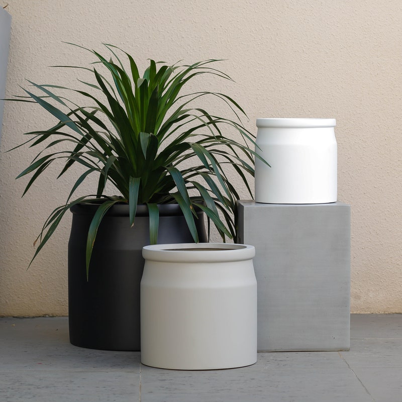 Large Outdoor Ceramic Jar - Etsy