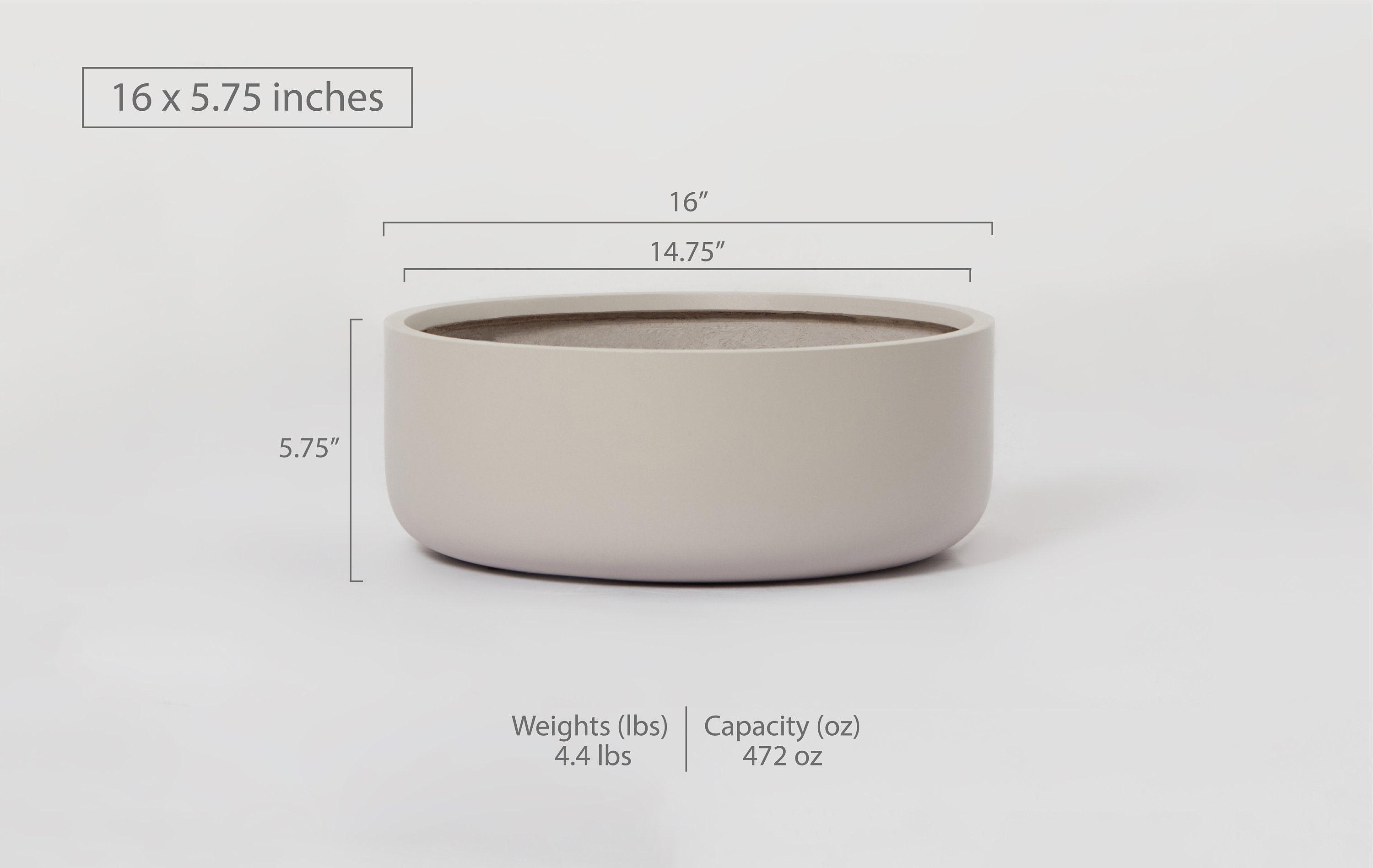 Indoor/outdoor Large Nordic Minimalist Fiberstone Lightweight | Etsy