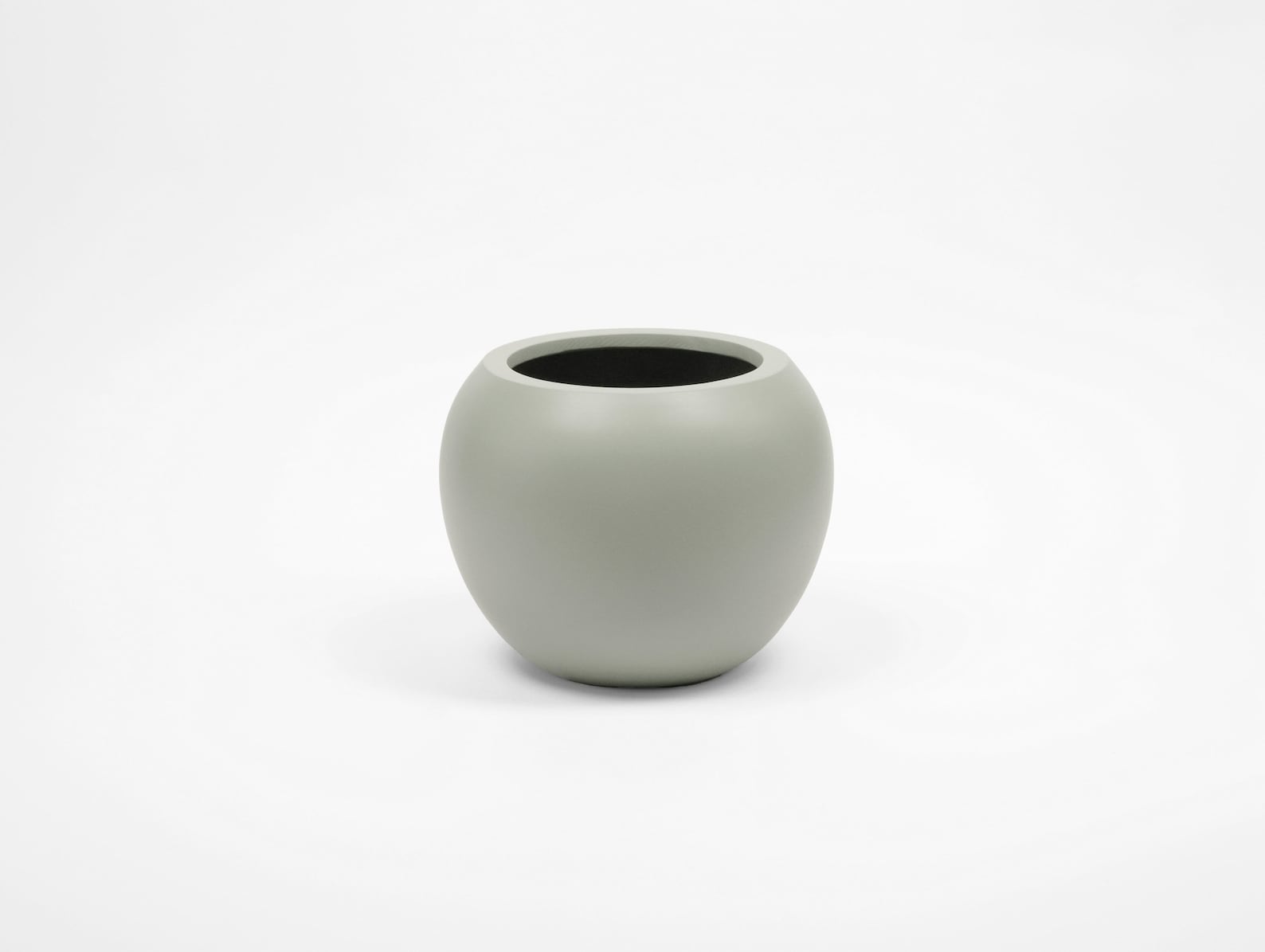 Indoor/outdoor Large Nordic Minimalist Fiberstone Lightweight Round ...