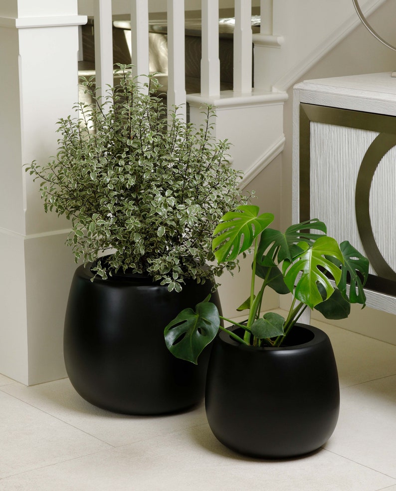 Indoor/outdoor Large Nordic Minimalist Fiberstone Lightweight - Etsy