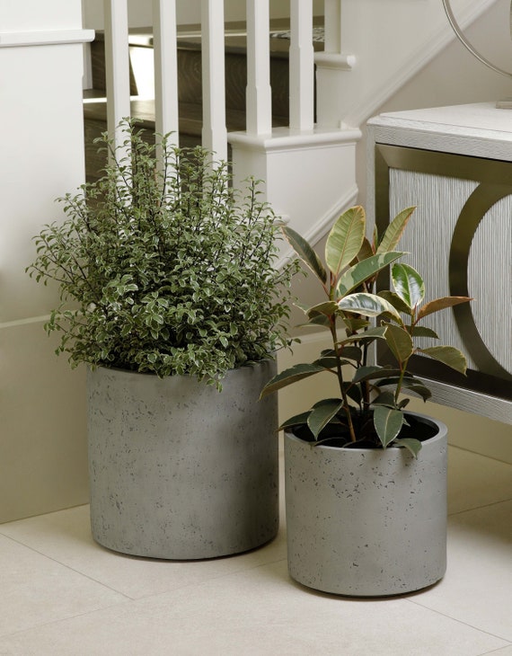 Indoor/outdoor Large Nordic Minimalist Fiberstone Lightweight - Etsy