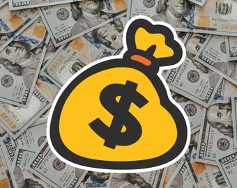 Dripping Money Bag Decal Many Colors & Sizes - Etsy
