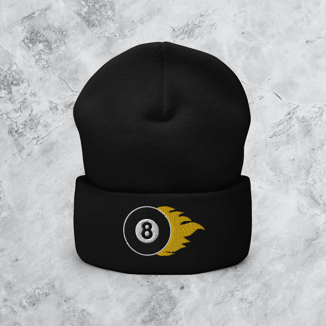 Flaming 8 Ball Beanie | Dark Streetwear Fashion Goth Emo Punk Gift - Etsy