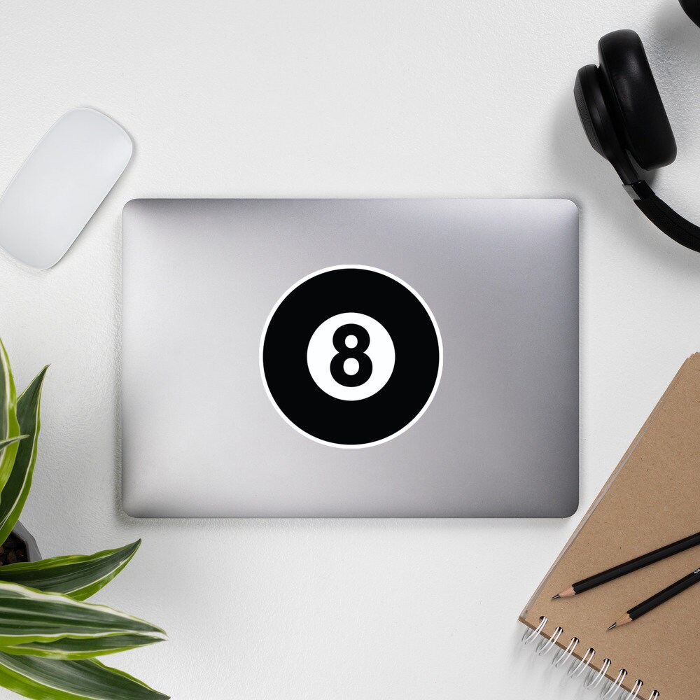 8 Ball Sticker | Sticker for Car Bumper, Tuners, Racing, Truck, Laptop ...