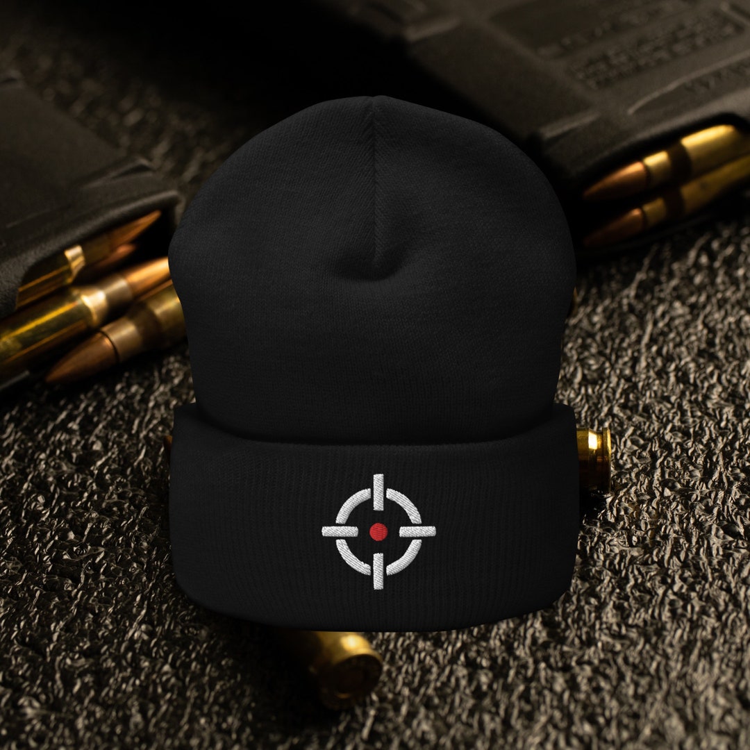 Sniper Scope Target Cuffed Beanie | Streetwear, Fashion, Goth, Emo ...