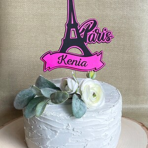 Paris Cake Topper,paris Party, Cake Decor, Party Decor. - Etsy