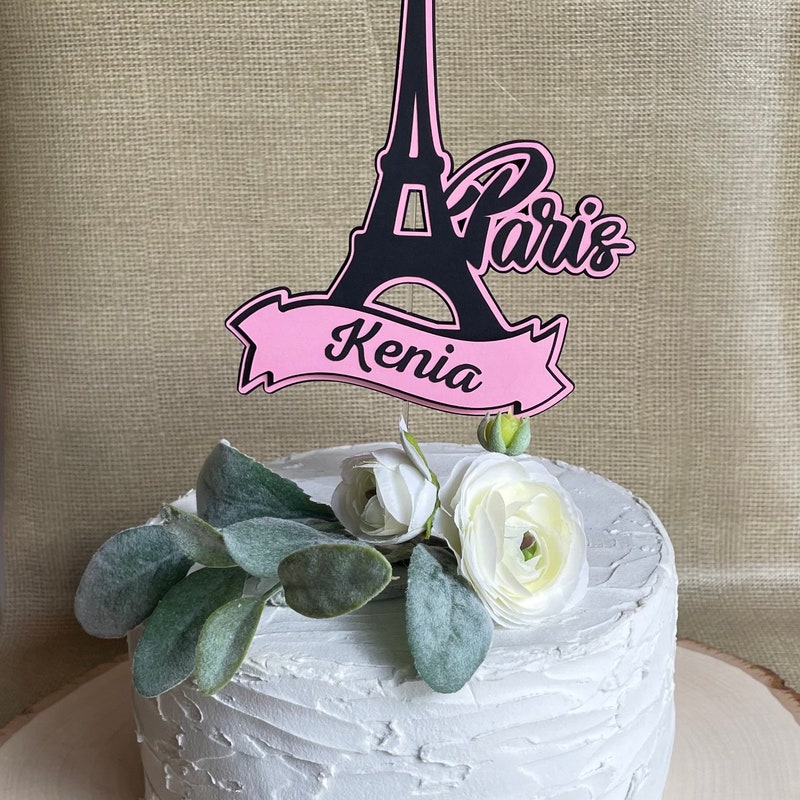 Paris Cake Topper - Etsy