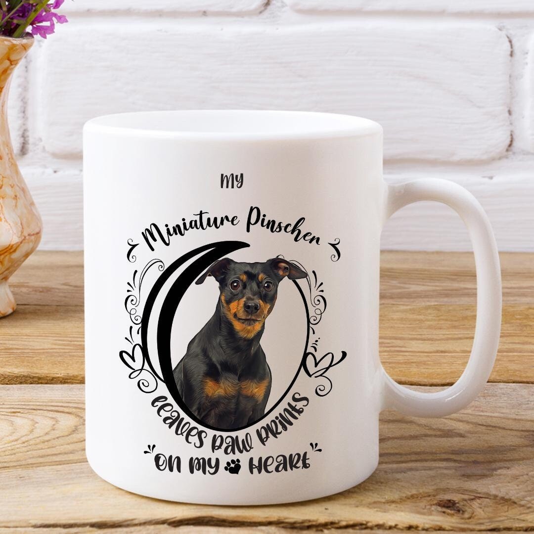Miniature Pinscher White Coffee Mug Dog Lover Mug Doggy Day Care Gift ...
