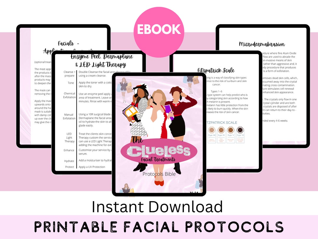 The Clueless Facial Protocols Bible PDF - Etsy