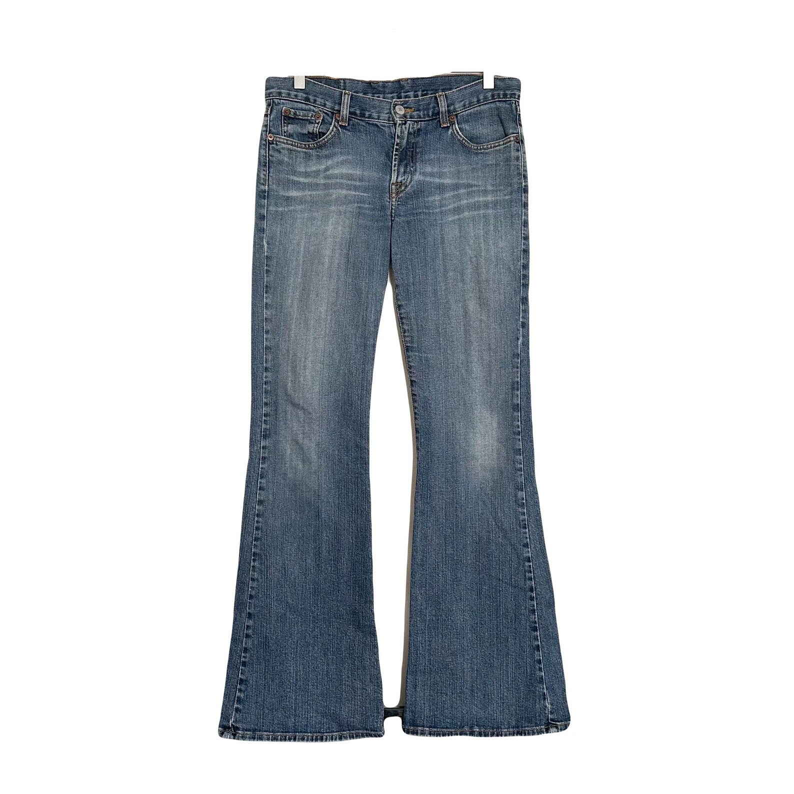 Y2K Lucky Low Rise Flare Jeans - Etsy