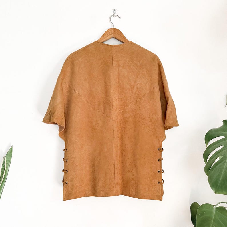 Vintage 70s Mod Tan Suede Cape Jacket - Etsy