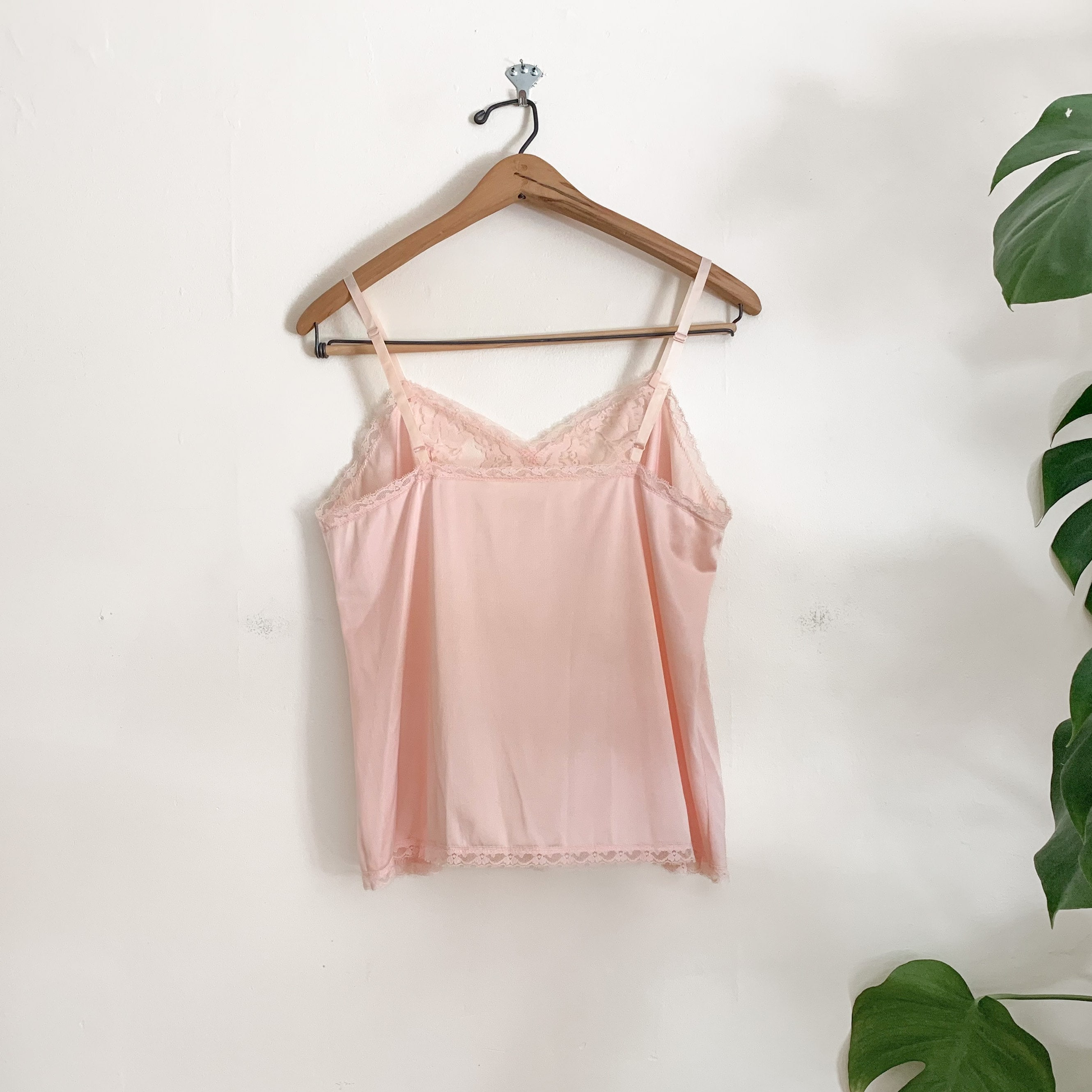 Soft Pink Silk Camisoles