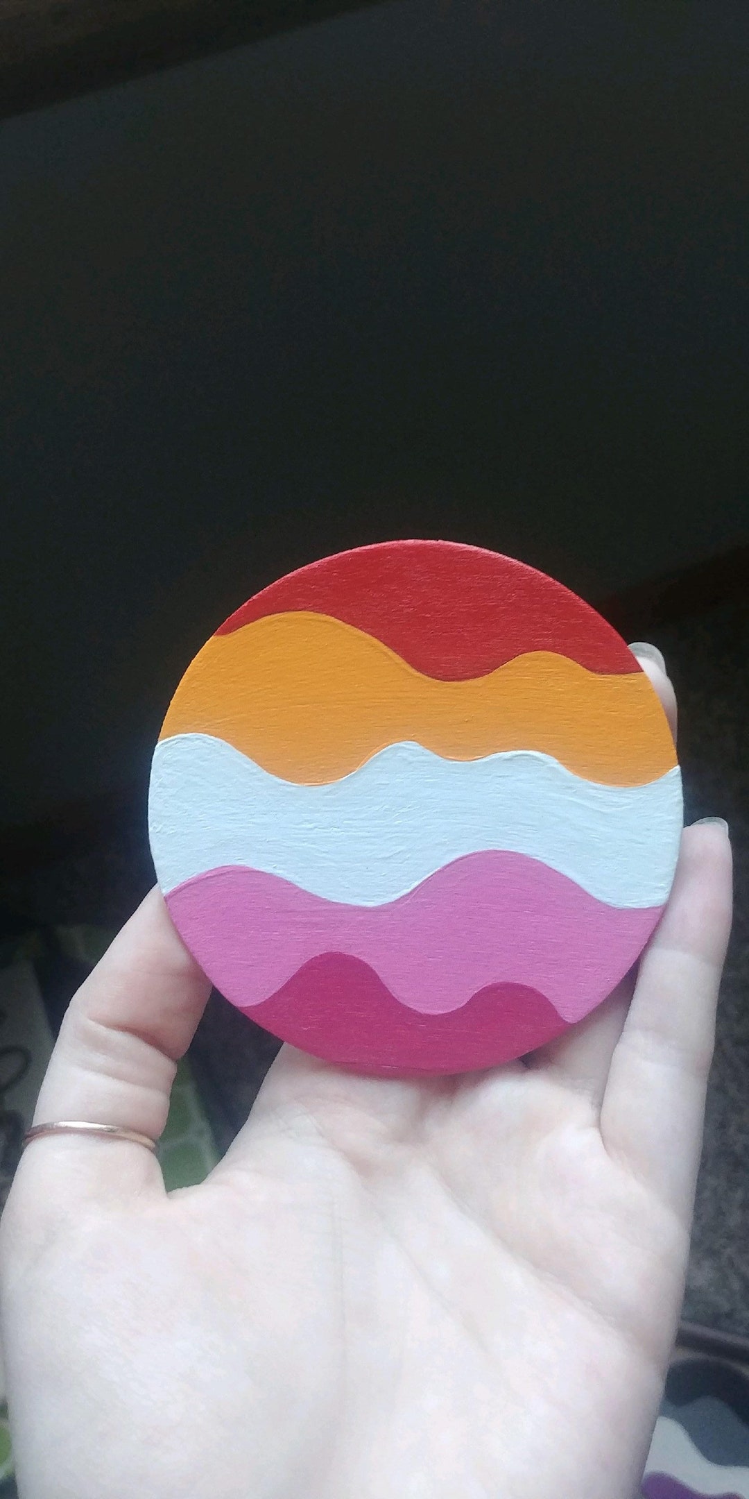 Large Hand-painted Pride Fridge Magnets Pride Magnets, Pride Flags ...