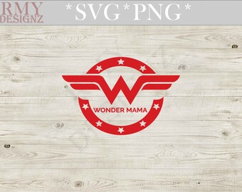 Wonder Mom Svg | Etsy