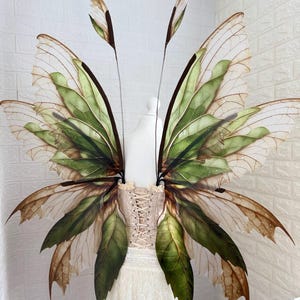 Woodland Plastic Leaf Fairy Wings, Sylvara, LARP Cosplay - Etsy Canada