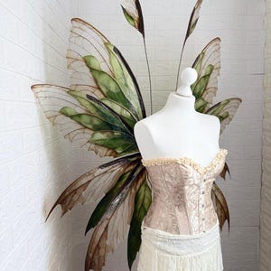 Woodland Plastic Leaf Fairy Wings, Sylvara, LARP Cosplay - Etsy Canada