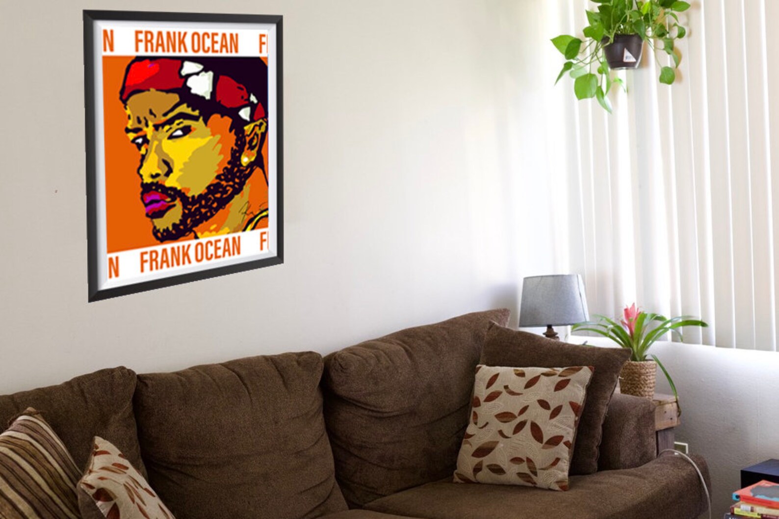 Frank Ocean Pop Premium Matte Wall Art Canvas Print Music - Etsy UK
