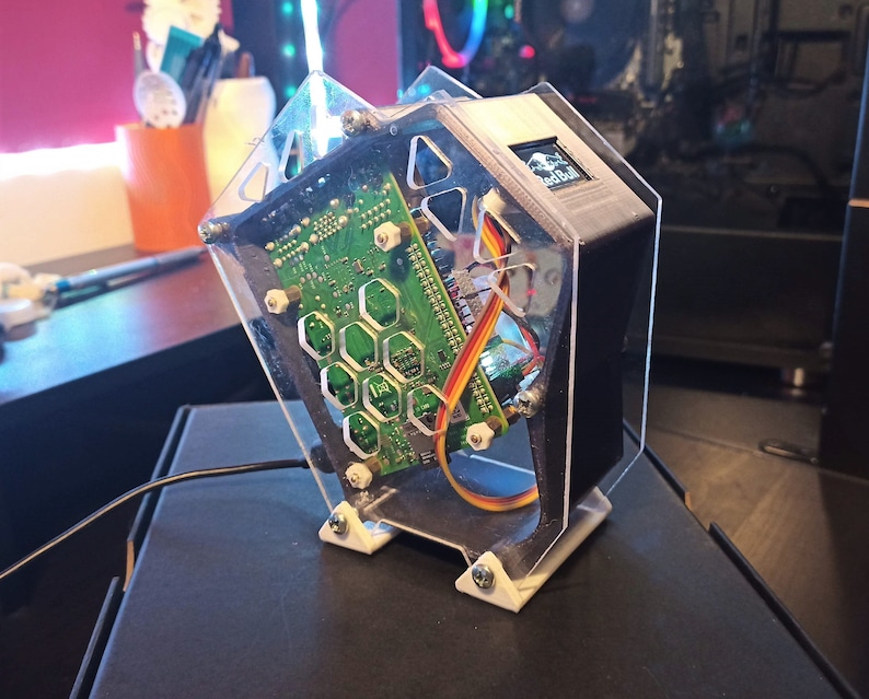 Raspberry PI 4B Desktop Mini Gaming PC Style Case - 3D Printing Files ...