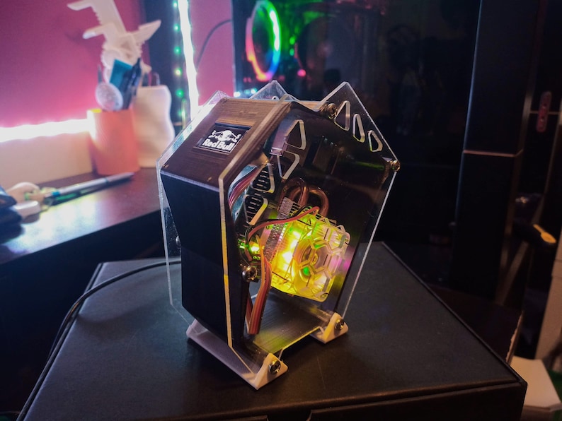 Raspberry PI 4B Desktop Mini Gaming PC Style Case - 3D Printing Files ...