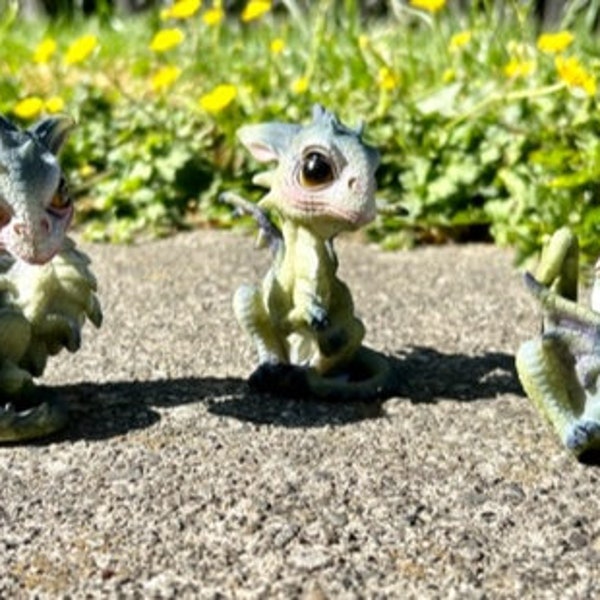 Baby Dragon Figurine - Etsy