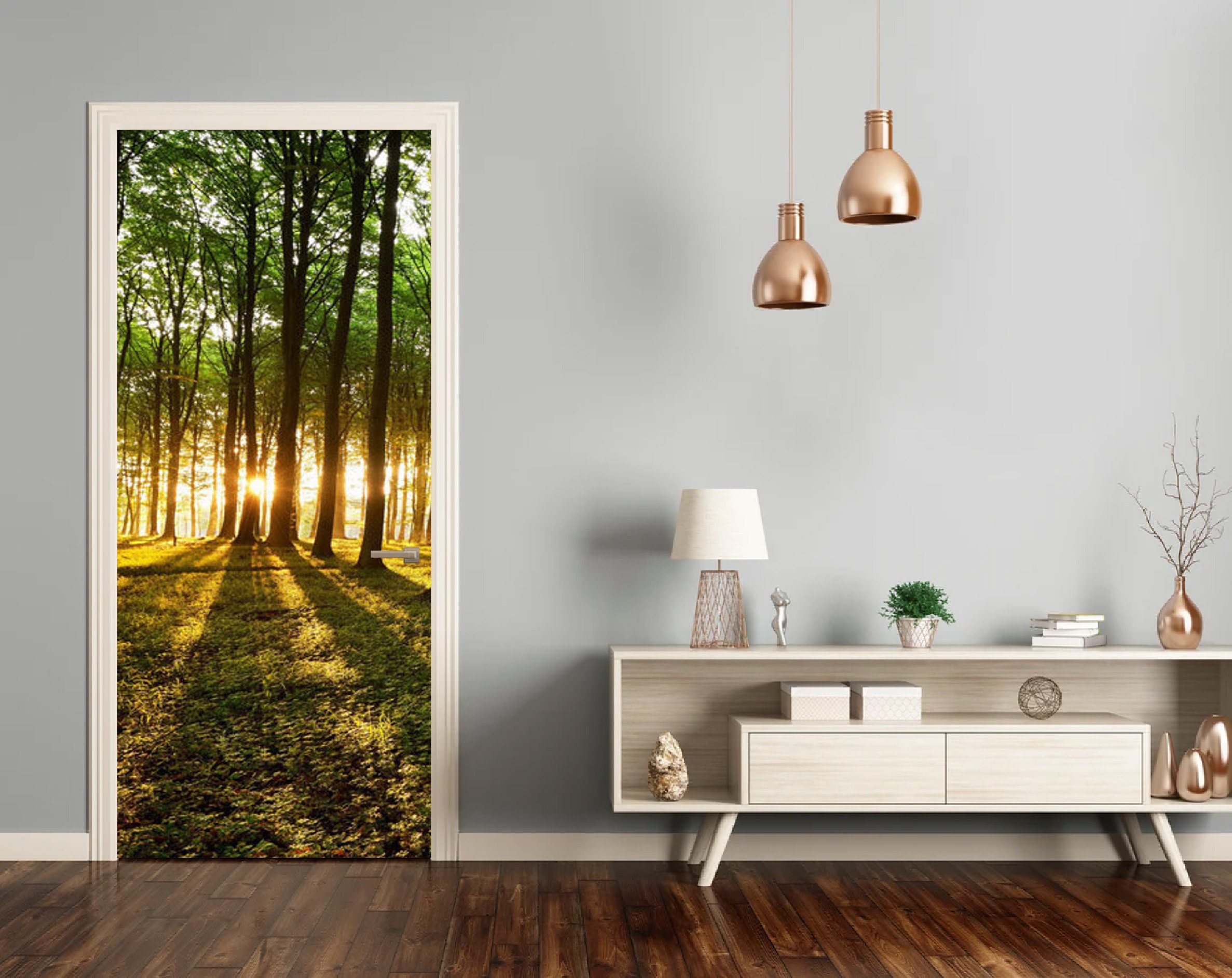 Door Wrap Vinyl Door Mural Sticker Self Adhesive Vinyl Door Decal Door ...