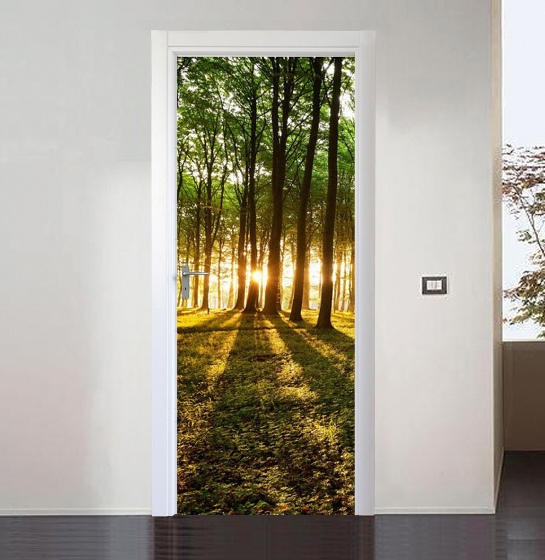 Door Wrap Vinyl Door Mural Sticker Self Adhesive Vinyl Door Decal Door ...