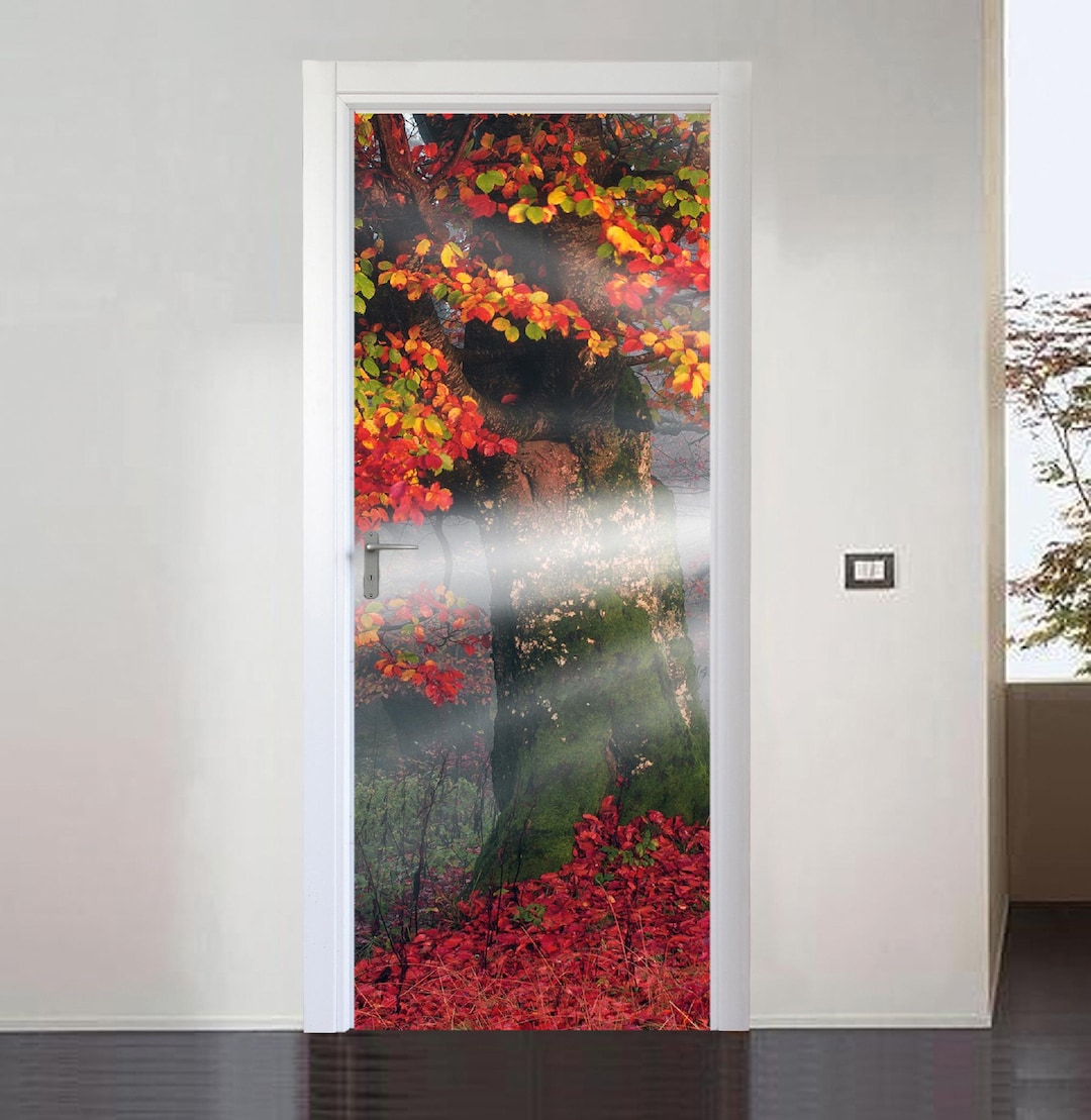 Door Wrap Vinyl Door Mural Sticker Self Adhesive Vinyl Door Decal Door ...
