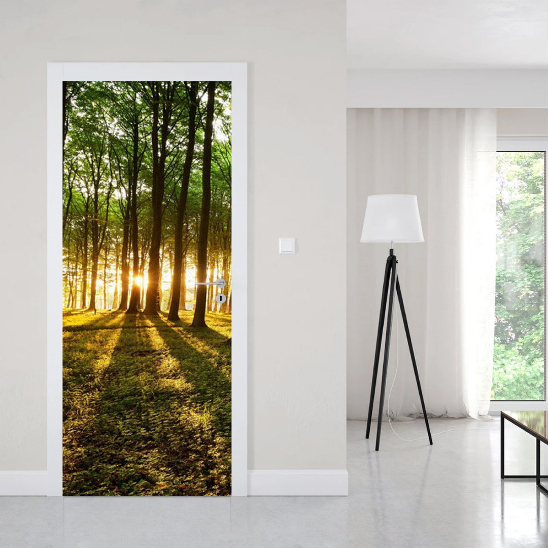 Door Wrap Vinyl Door Mural Sticker Self Adhesive Vinyl Door Decal Door ...