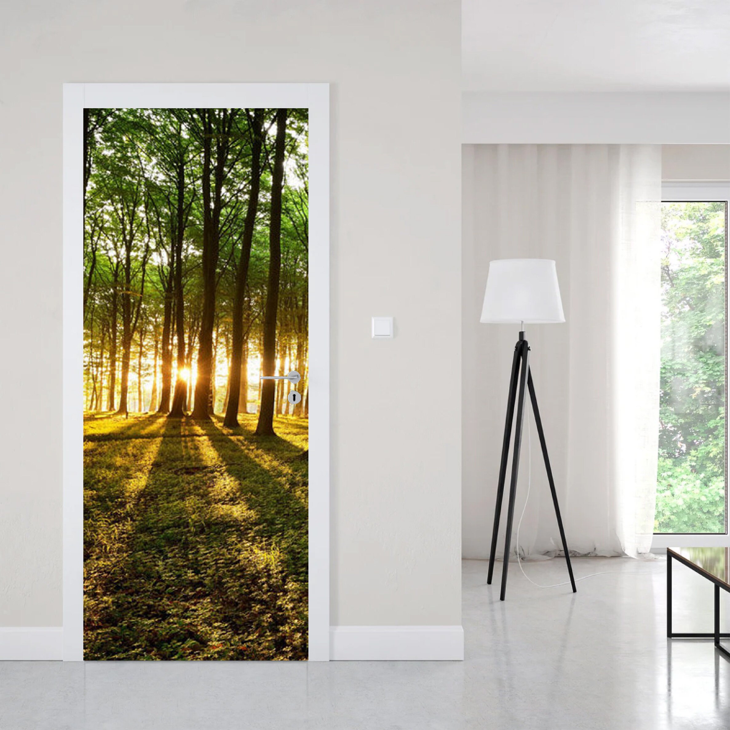 Door Wrap Vinyl Door Mural Sticker Self Adhesive Vinyl Door Decal Door ...