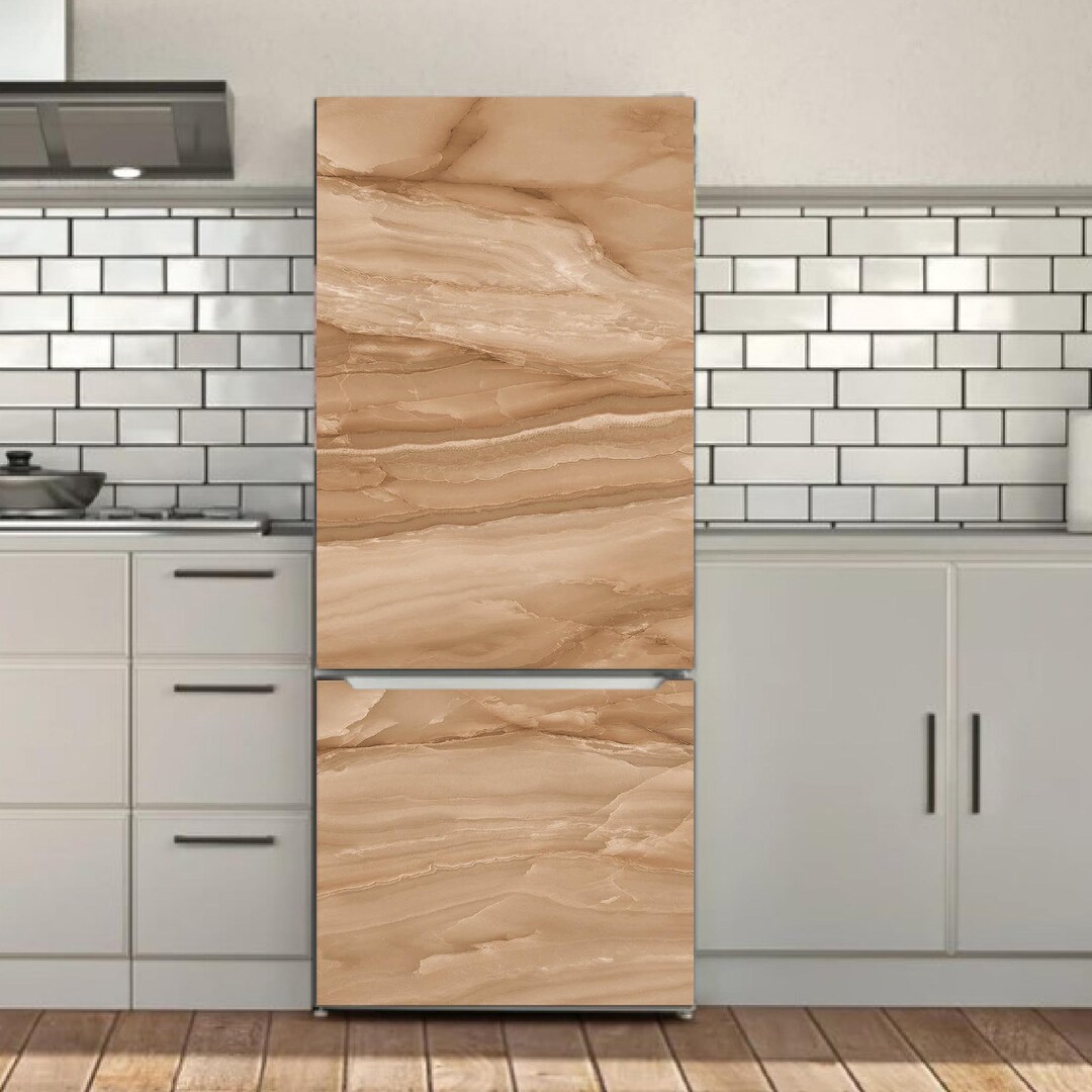 Fridge Wrap Refrigerator Vinyl Removable Side by Side Mini Fridge ...