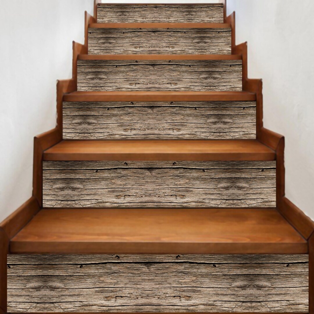 Stair Riser Decals, Vinyl Self Adhesive, Easy to Trim, Removable, Peel ...