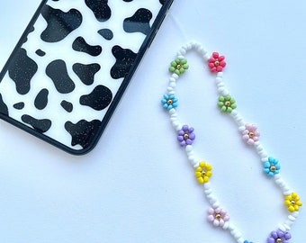 Daisy Phone Strap - Etsy