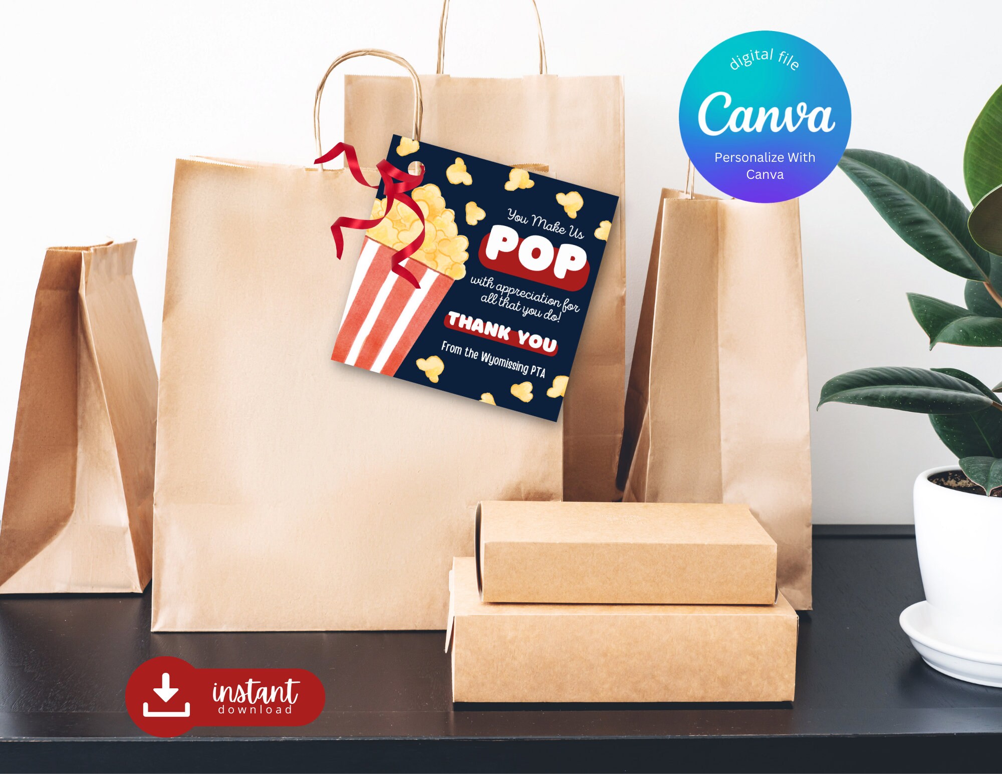 You Make Us Pop Appreciation/thank You Tag for Employee, Nurse, Teacher ...