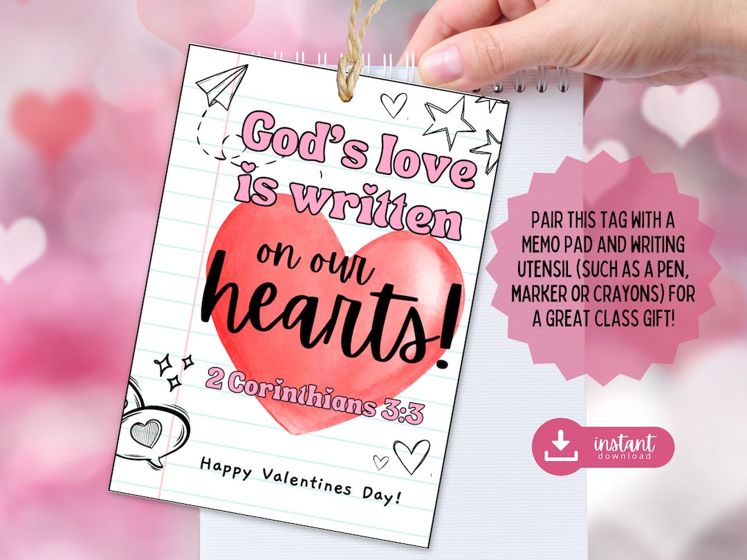 God' Love Valentine, Scripture Valentine, Church Valentine, Valentine ...