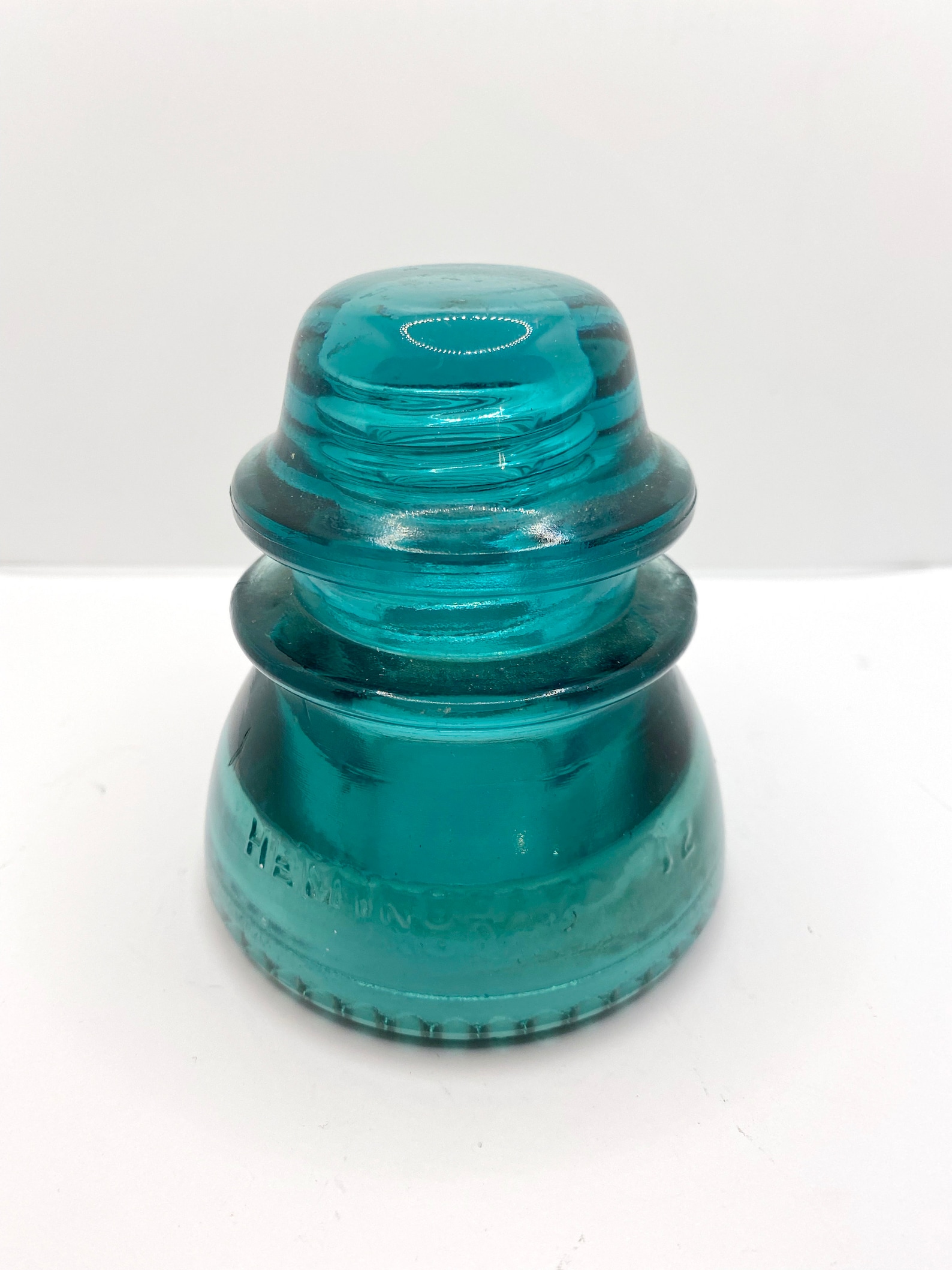 Hemingray-42 Antique Glass Insulator - Green - Etsy