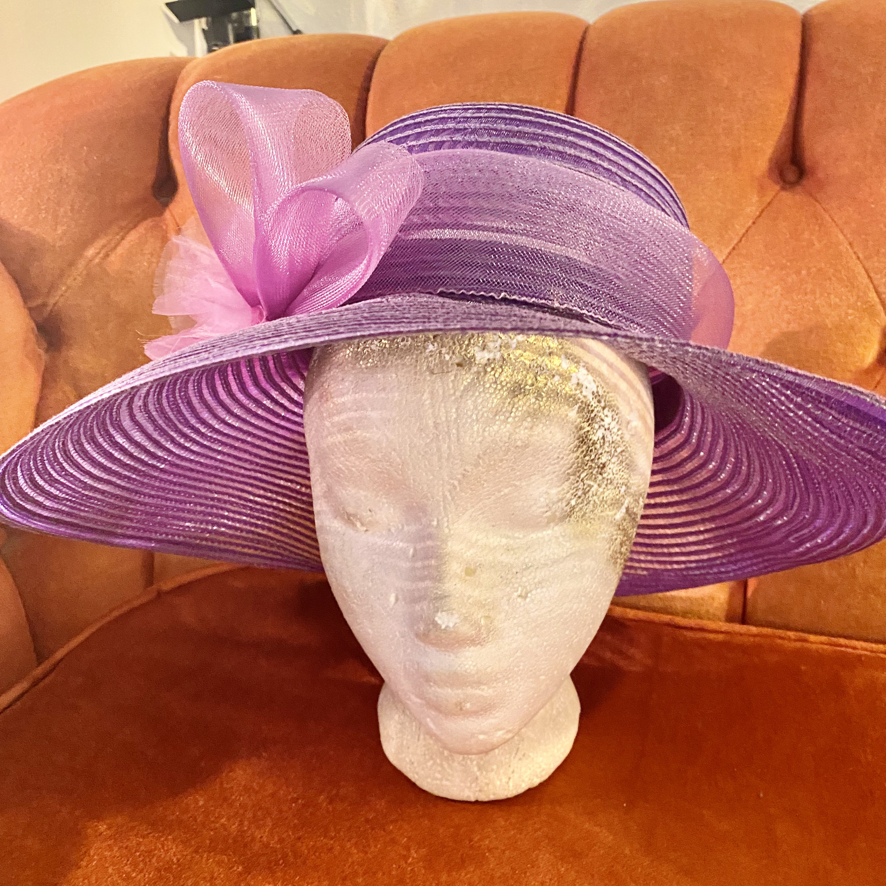 Wide Brim Purple Vintage Giovannio England Fancy Hat - Etsy