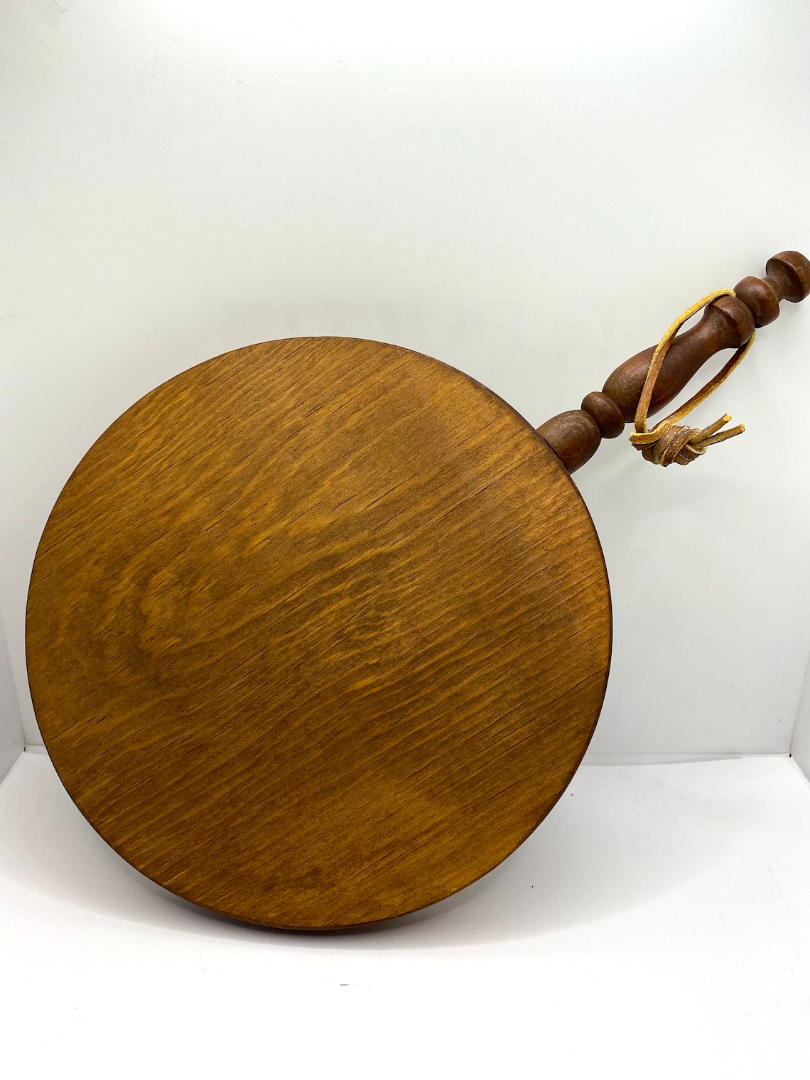 Vintage MCM Decorative Wood Trivet With Turned Handle 1970s - Etsy