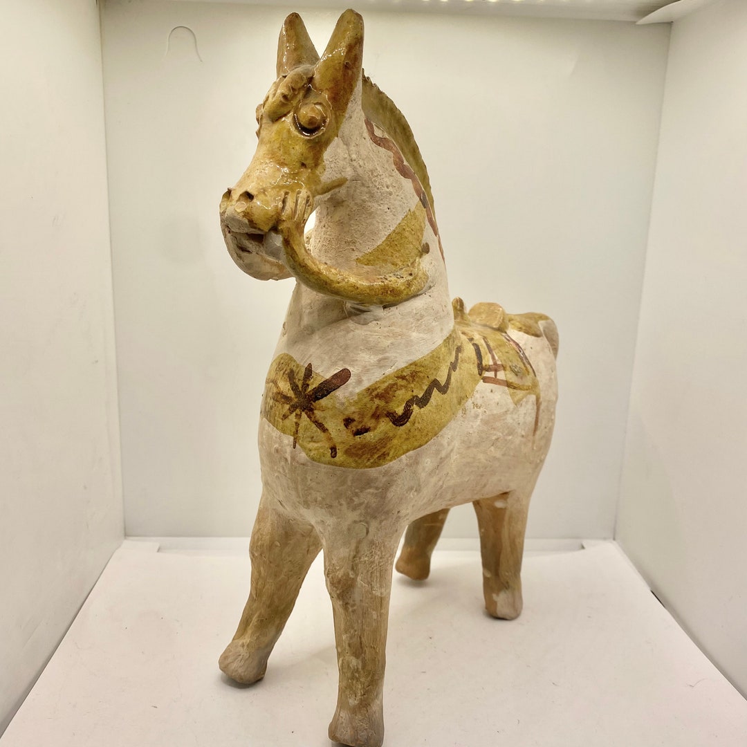 Terra Cotta Handmade Horse Sculpture Sculpted Horse From Mexico - Etsy