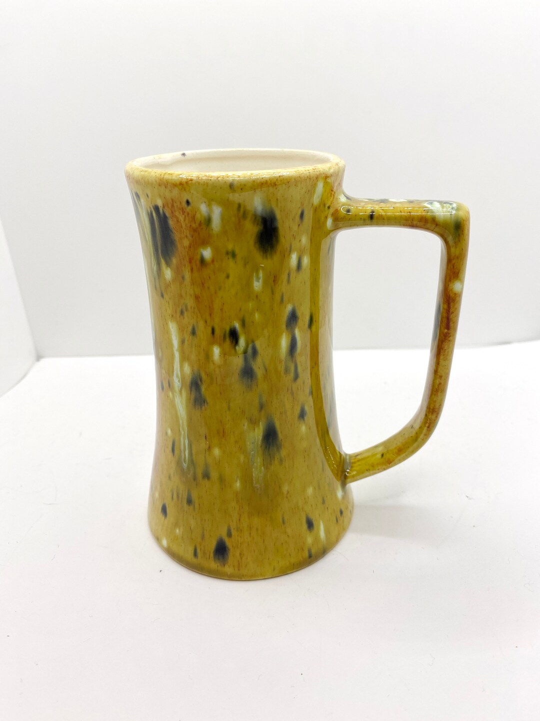 Retro 1970s Spatterware Ceramic Mug - Etsy