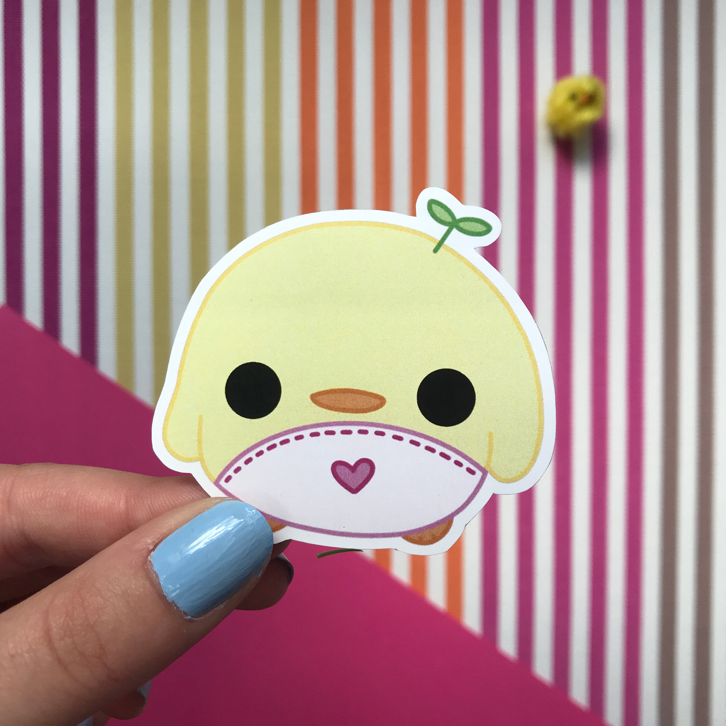 Hi Little Chick Sticker - Etsy