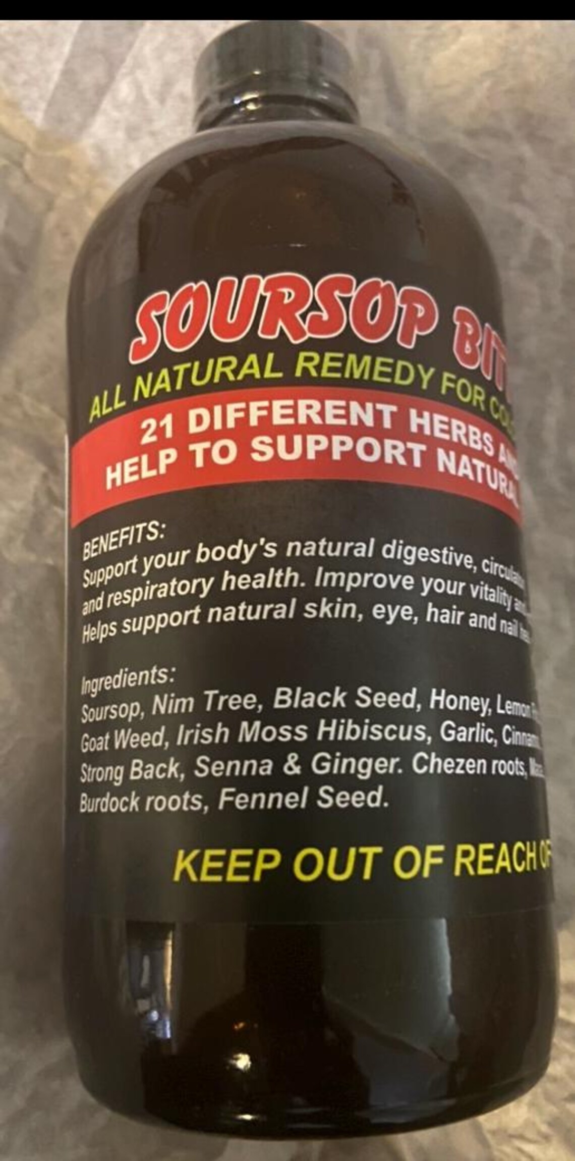 SOURSOP BITTERS Colon Cleanse 16oz - Etsy