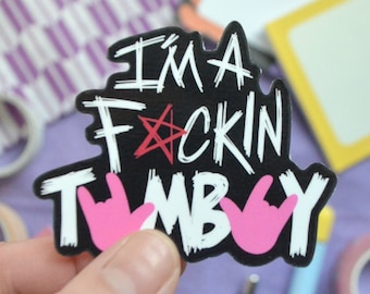 Tomboy Sticker - Etsy