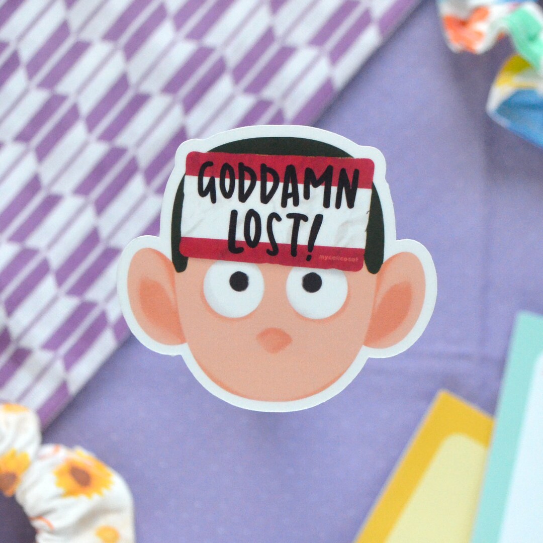 Godd*mn Lost! | Inspired by RM Lost! RPWP Vinyl Waterproof Sticker ...