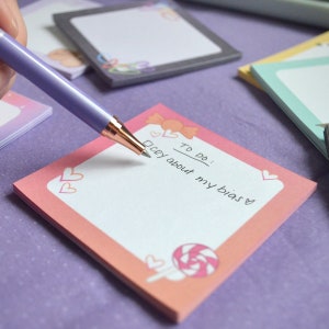 Kpop Memopads | Cute Notepad Stationery for Kpop Stans - Etsy