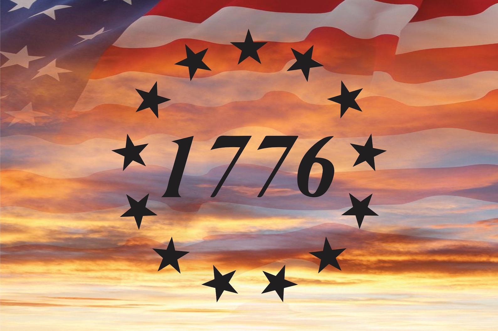 1776 Stars 1776 SVG 4th Of July vector 1776 Tee Shirt Fun | Etsy