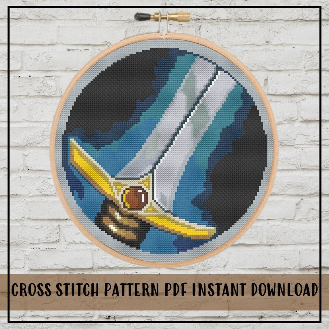 Warrior Cross Stitch Pattern, World of Warcraft Cross Stitch Pattern ...