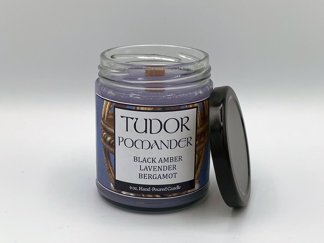 Bougie Tudor Pomander Bougie à mèche en bois Maison Tudor Bougie ...